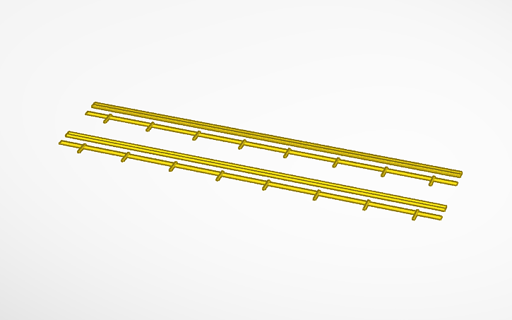 3D design Leitplanke / Guardrail - Tinkercad