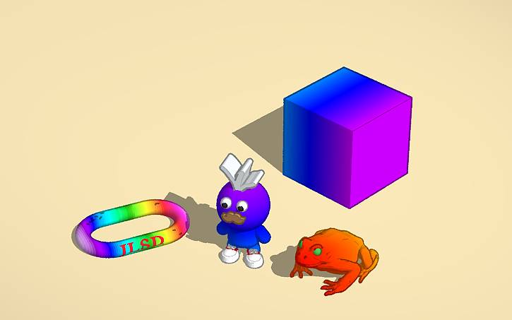 3D design gradient blanky Tutorial - Tinkercad