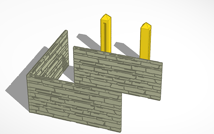 3D design Walls - Tinkercad