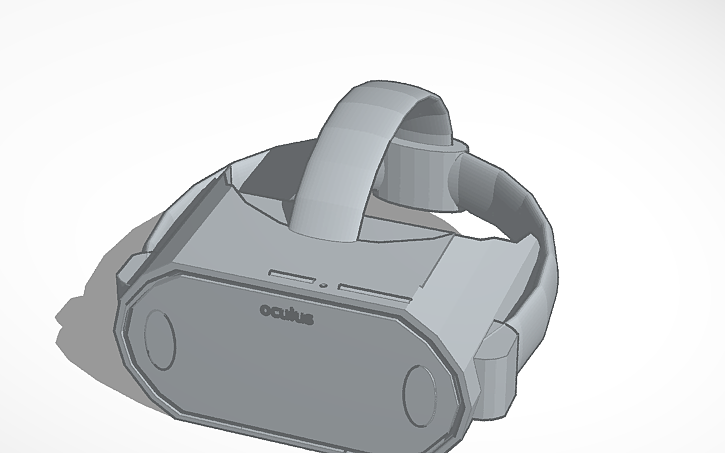 3D design Oculus Headset | Tinkercad