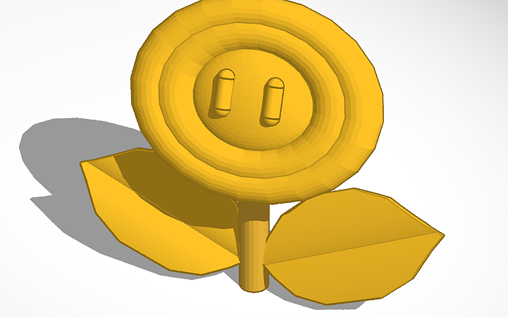3D design Gold Flower | Tinkercad