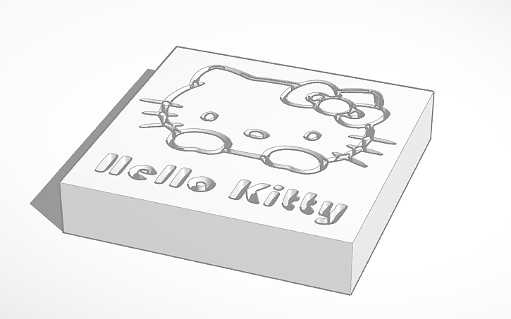3D design hello kitty - Tinkercad
