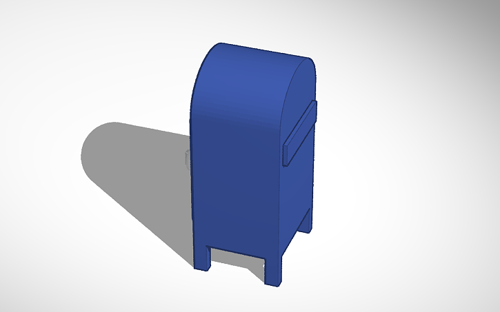 3D design mail box - Tinkercad