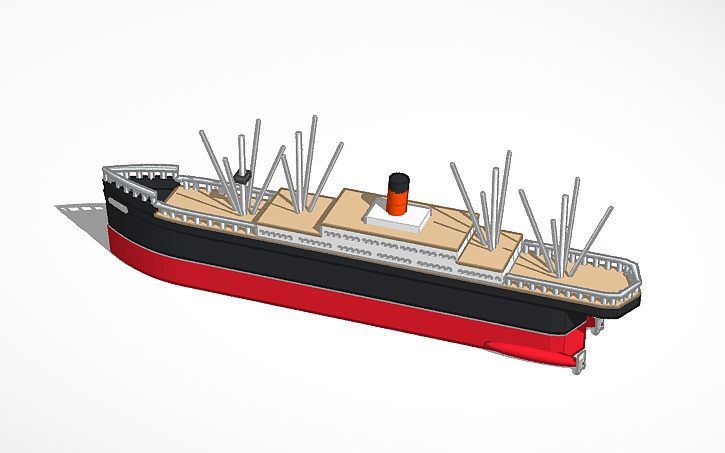 3D design RMS Carpathia | Tinkercad