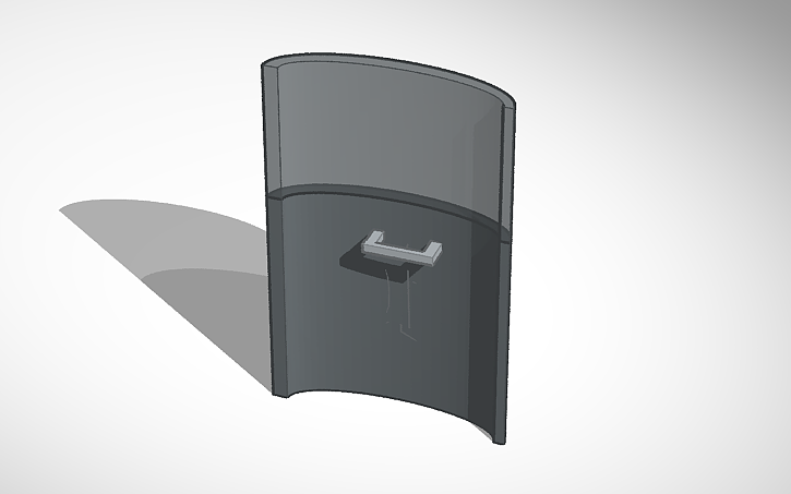 3D design Riot shield - Tinkercad