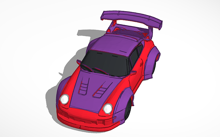 3D design Porsche 911 - Tinkercad