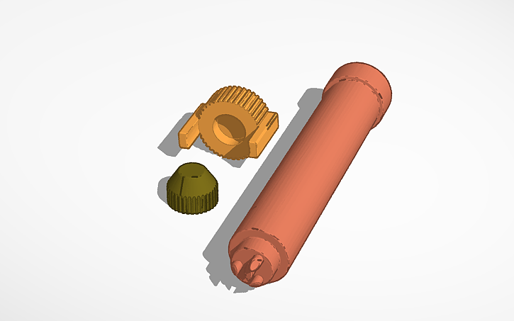 3D design Rust Med Stick - Tinkercad