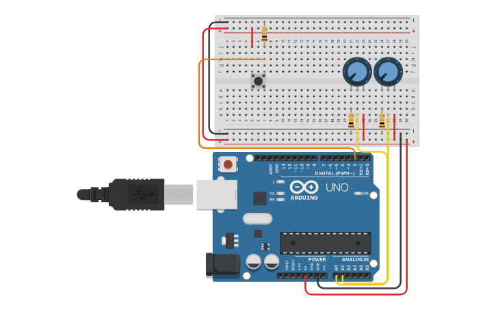 Circuit design Experiment 7D | Tinkercad