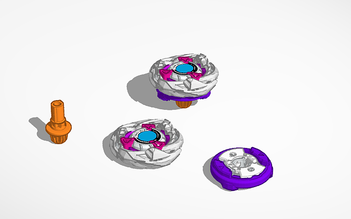 3D design Beyblade X Ghost Circle - Tinkercad