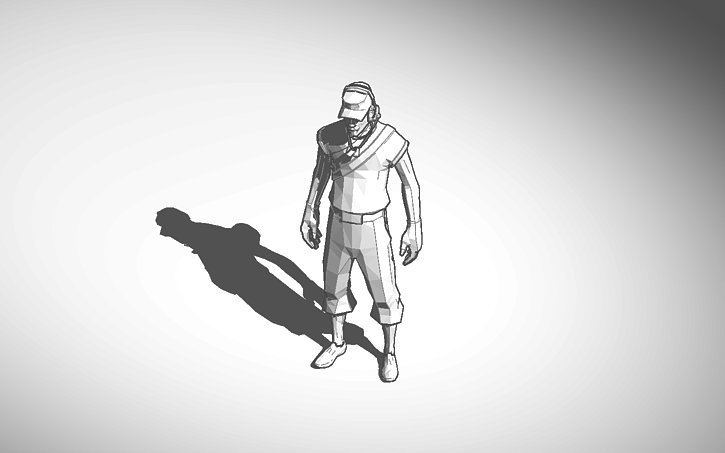 3D design TF2 Scout - Tinkercad