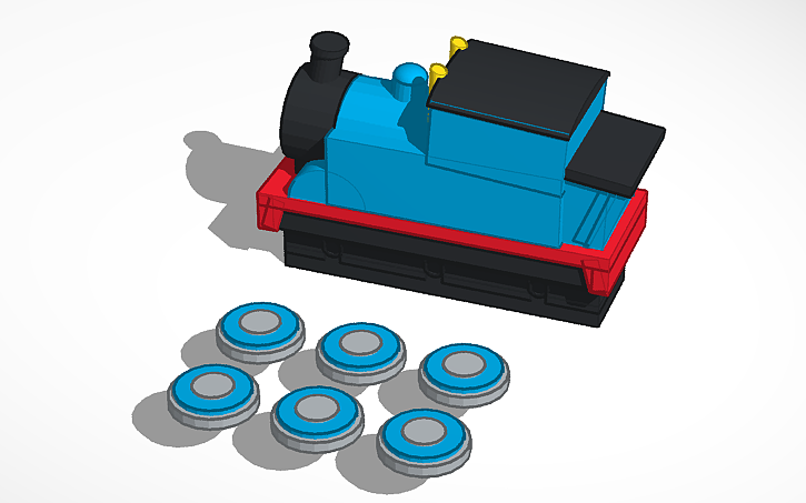 3D design TWR All Engines Go! Thomas (READ DESCRIPTION) - Tinkercad