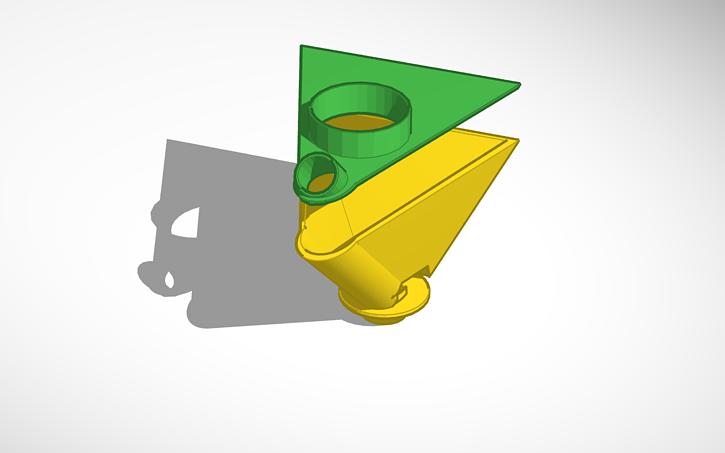 3D design Powder Auger Prototype - Tinkercad