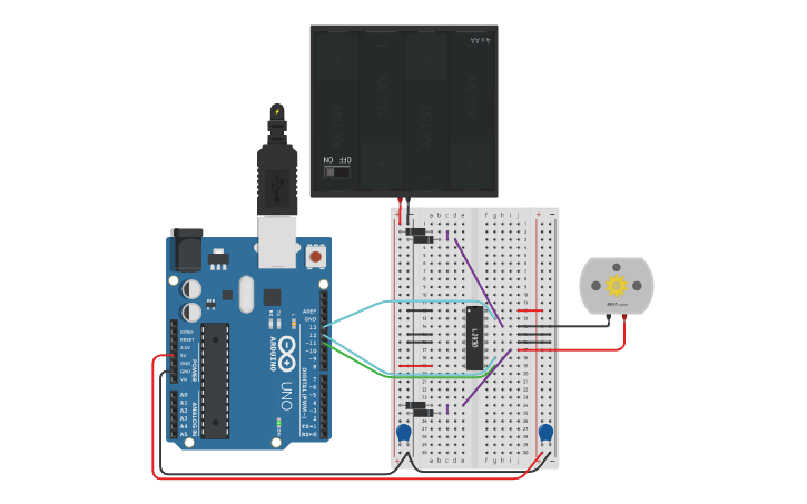 Circuit Design H Bridge Circuit Tinkercad