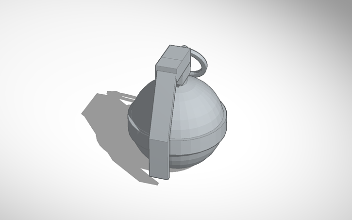3D design Grenade - Tinkercad