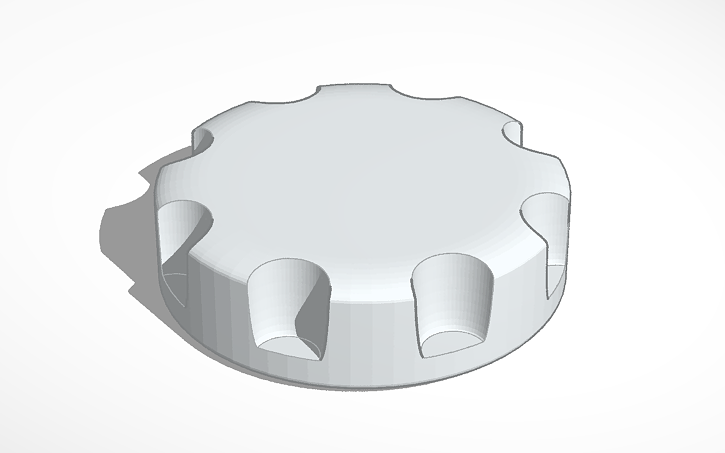 3D design Tankdeckel Rat Rod - Tinkercad