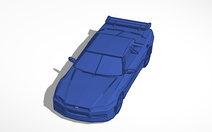 3D design Copy of GTR (R34) | Tinkercad