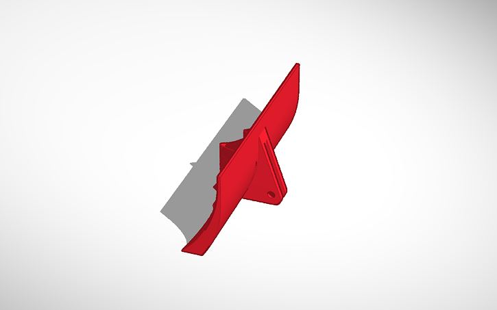 3D design Dozer Blade - Tinkercad