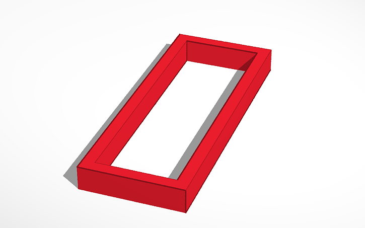 3D design Buckle loop - Tinkercad