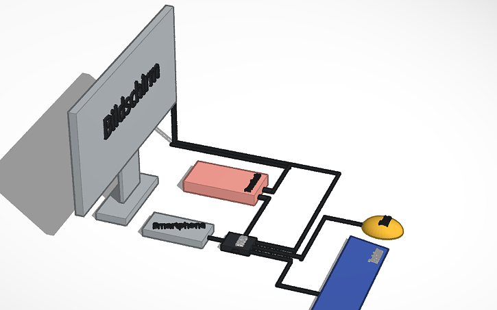 3D design hub hdmi - Tinkercad