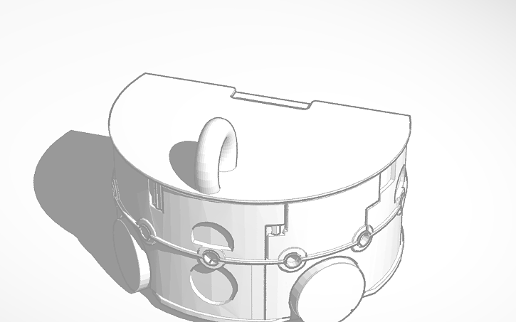 3D design Portachiavi ICARO Soccer Robot - Tinkercad