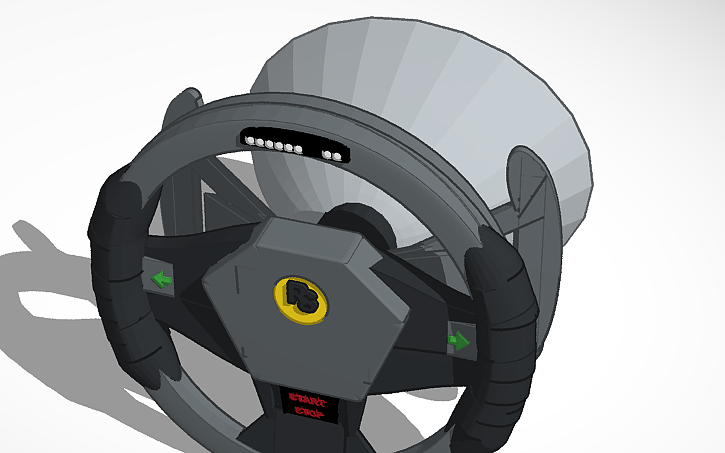 3D design Rs GT part 1 ( steering wheel ) - Tinkercad