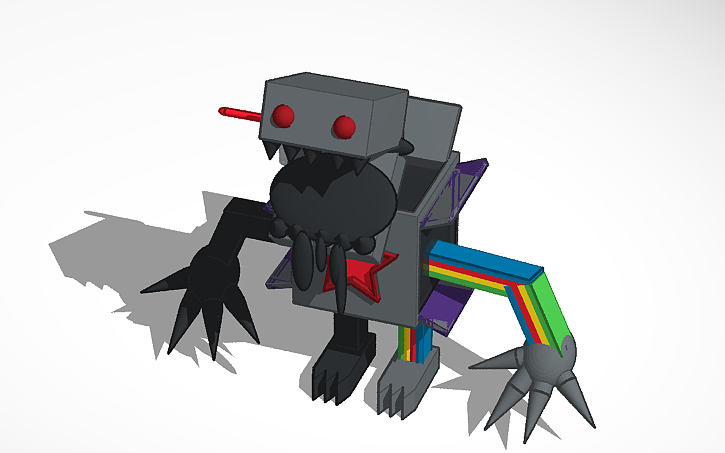 3D design pibby boxy boo - Tinkercad