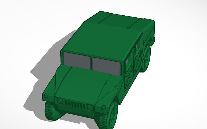 3D design H.M.M.W.V. (Humvee) - Tinkercad