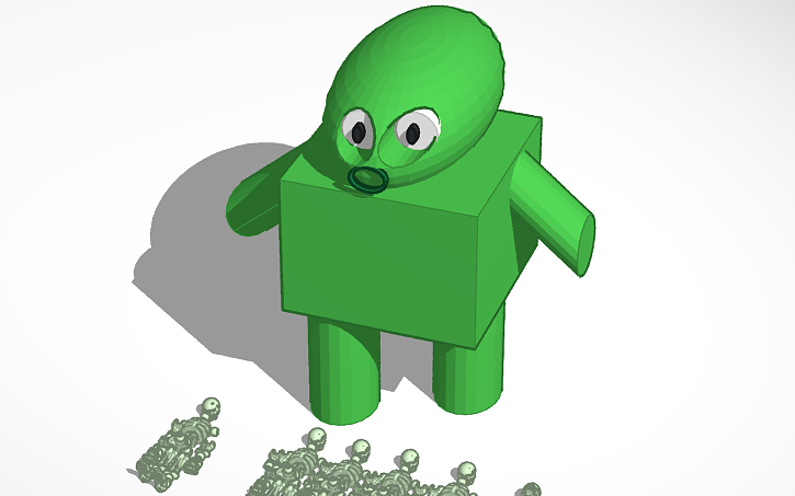 3D design Alien - Tinkercad