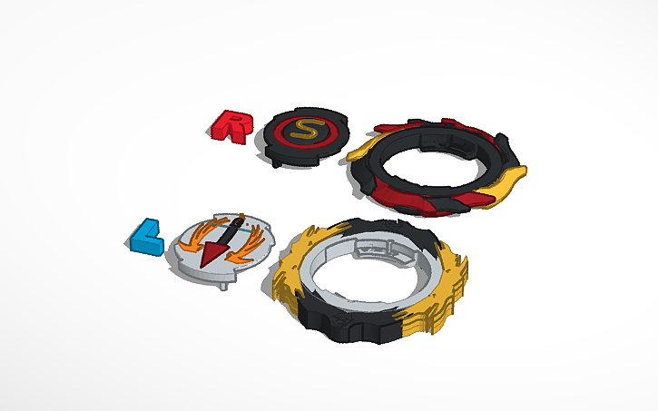 3D design Beyblade - Tinkercad