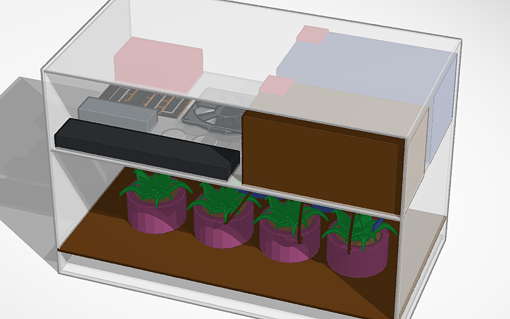 3D design Smart Mini Greenhouse_1 - Tinkercad