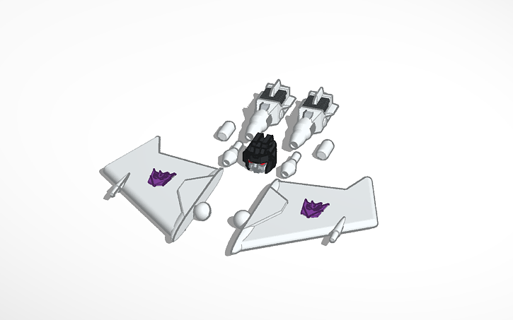 3D design Seeker Upgrade kit for "POTP Blackwing" - Tinkercad