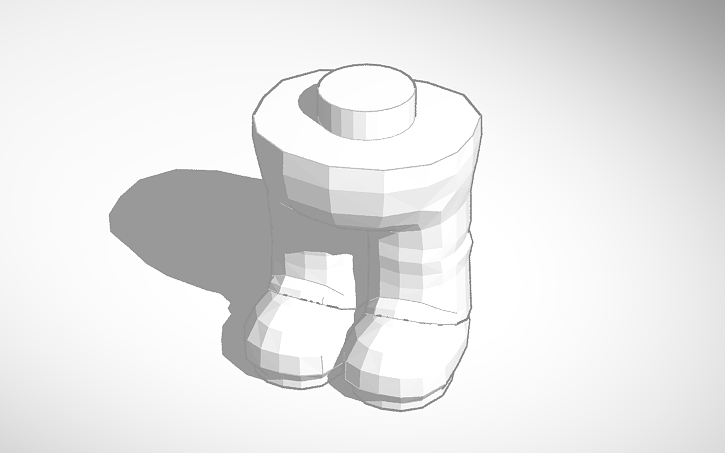3D design Mario legs | Tinkercad