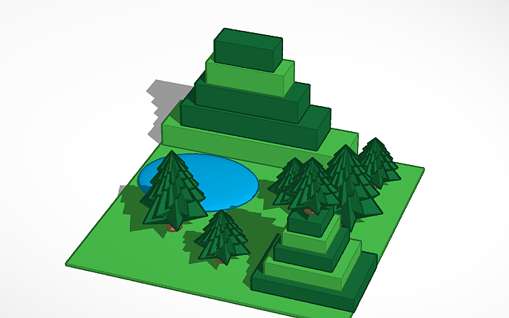 3D design Forest - Tinkercad
