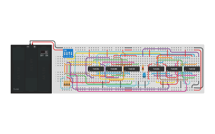 Circuit design Practica 6 - Tinkercad
