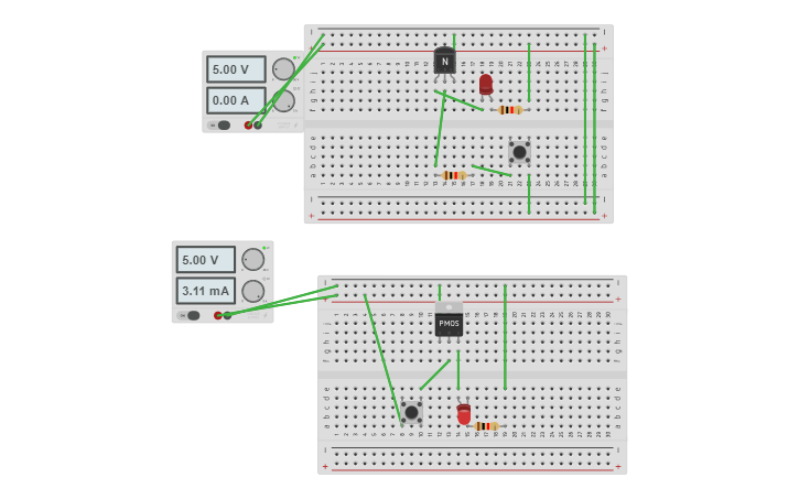 Circuit Design Transistors Tinkercad