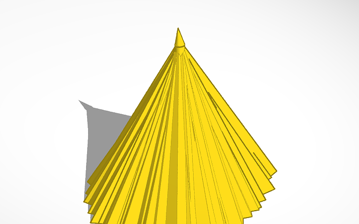 3D design Shiny pointed sun - Tinkercad