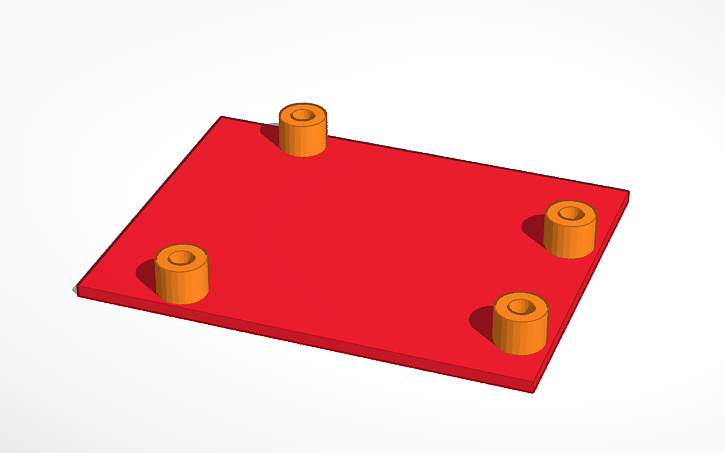 3D design Support Arduino Uno - Tinkercad