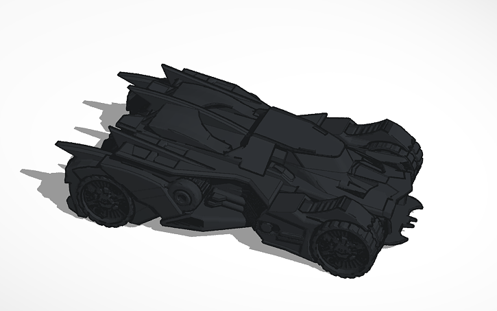 3D design batmobile - Tinkercad