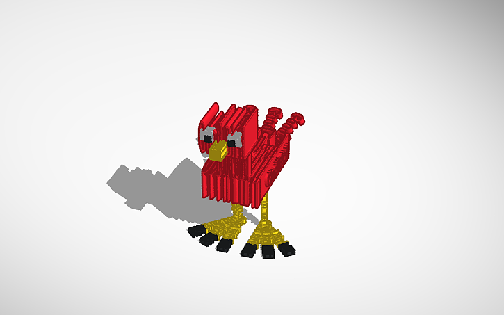 3d Design Bird Made From Good Bird Tinkercad