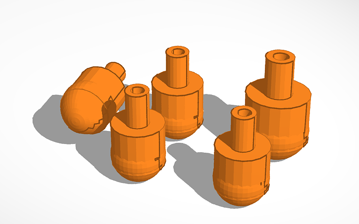 3D design picker knob | Tinkercad