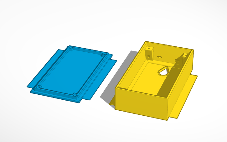 3D design Wall junction box - Tinkercad