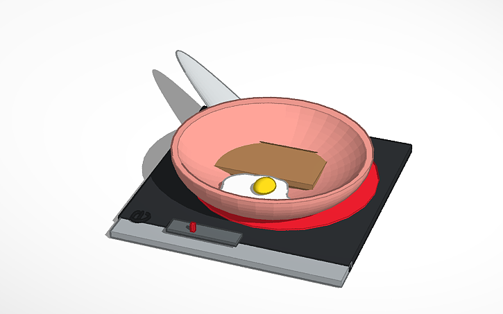 3D design Cooking - Tinkercad