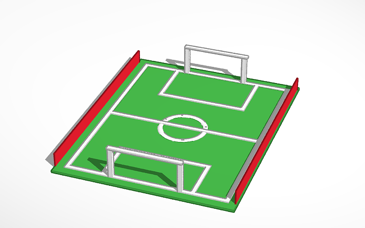 3D design Champions Soccer Field - Tinkercad
