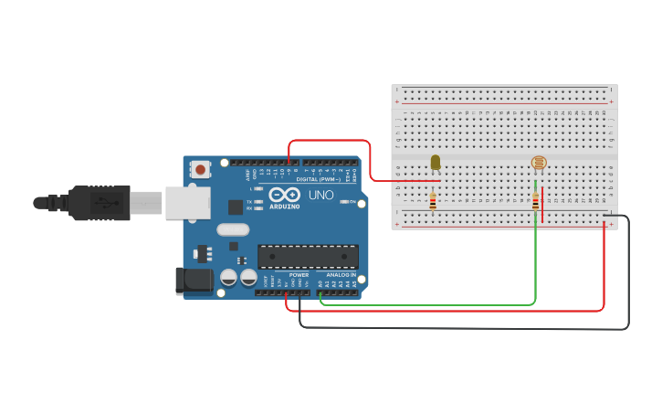 Circuit design Automatic Nighttime Street Lighting using LDR Sensor ...