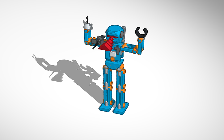 3D design Robocop - Tinkercad