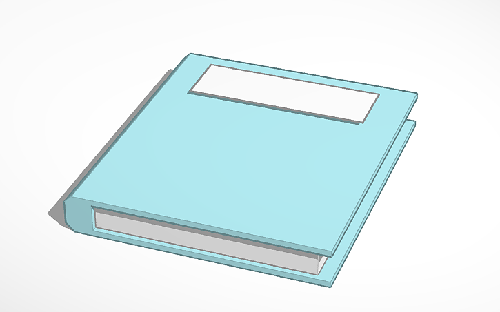3D design libro - Tinkercad