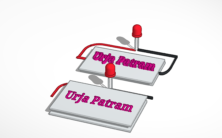 3D design Urja Patram | Tinkercad