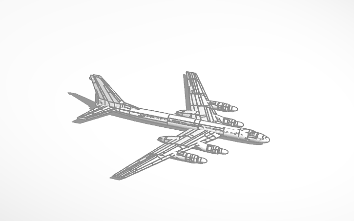 3D design Tupolev TU-114 "Cleat" 🇷🇺☭ - Tinkercad