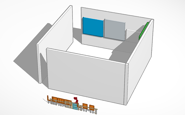 3D design Copy of Project: Classroom - Tinkercad