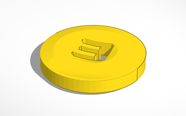3D design Tokens Project - Tinkercad